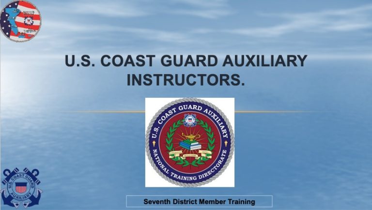 Member Training Locker – USCG Auxiliary – Southeast District
